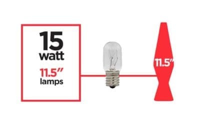 5015 15 Watt Light Bulb 2 Pack - Lava® Lamp