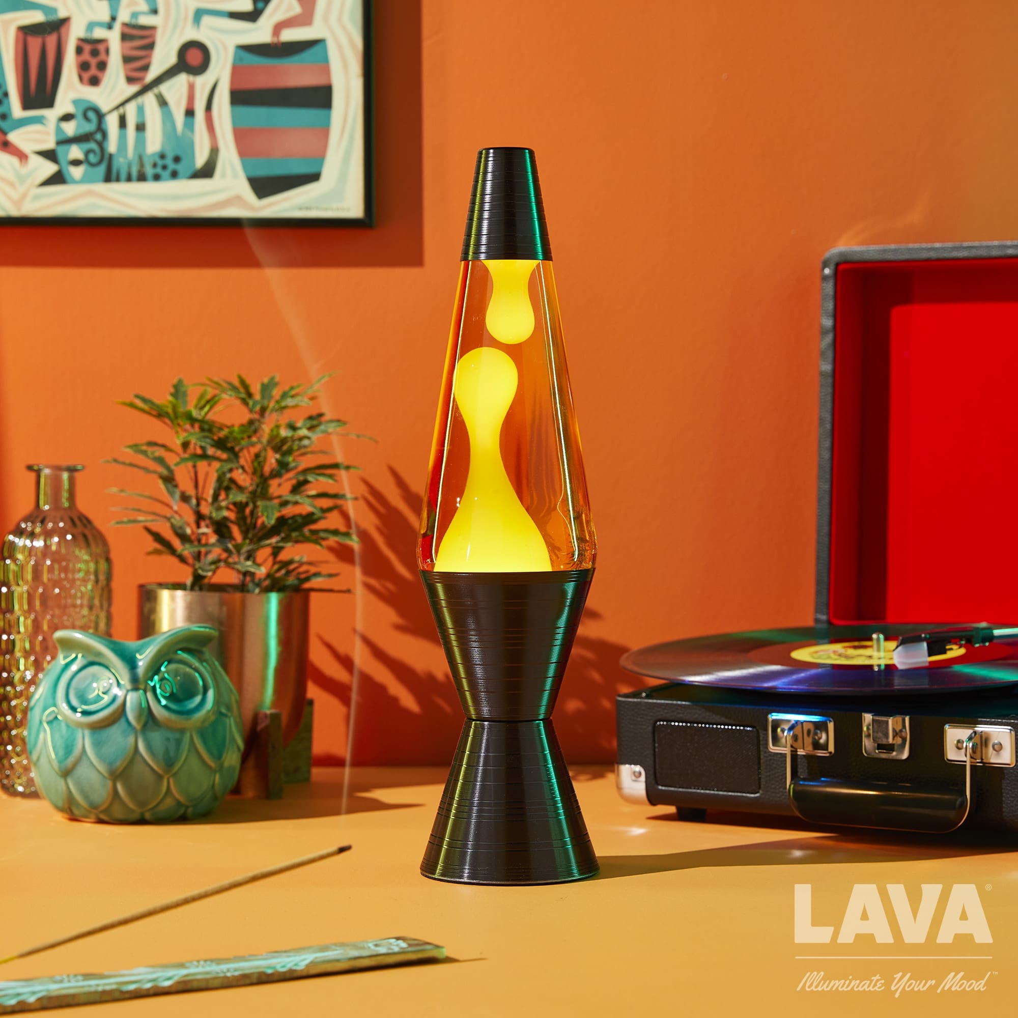 2017 14.5” Vinyl Record Grooved LAVA® Lamp - Lava® Lamp